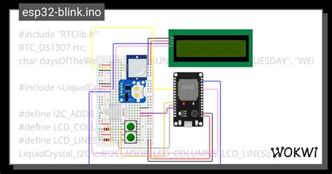 rtc lcd dh mmmmm wokwi esp32 stm32 arduino simulator