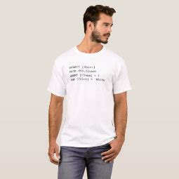 SQL Shirt Zazzle