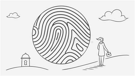Vector Fingerprint Elements Stock Illustrations 2799 Vector