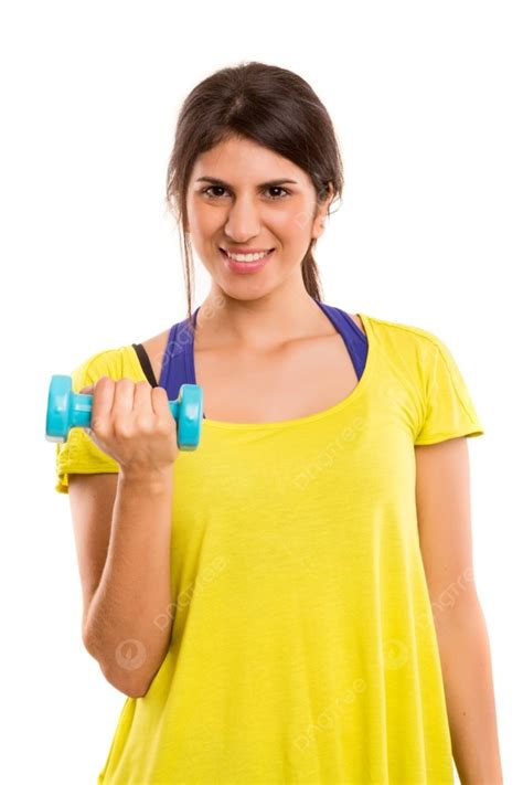 아름 다운 여자 운동 피트니스 개념 복사 공간 배경 위에 절연 사진 및 무료 다운로드를위한 그림 Pngtree