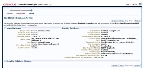 Creating A Logical Standby Database By Using Enterprise Manager