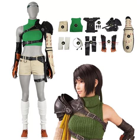Game Final Fantasy Vii Rebirth Yuffie Kisaragi Cosplay Halloween