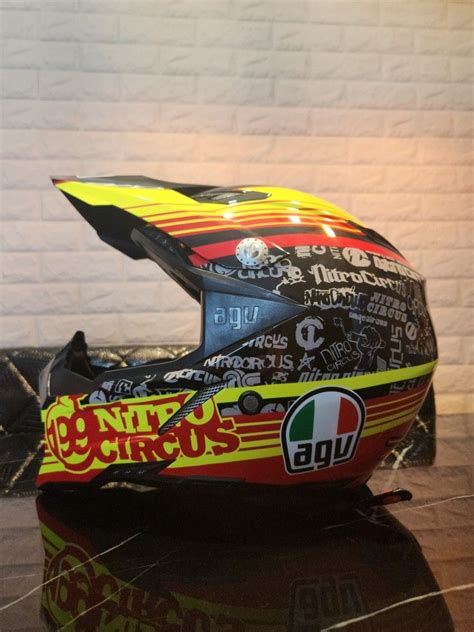 Agv Ax8 Travis Pastrana Nitro Circus Motorcycles Motorcycle Apparel