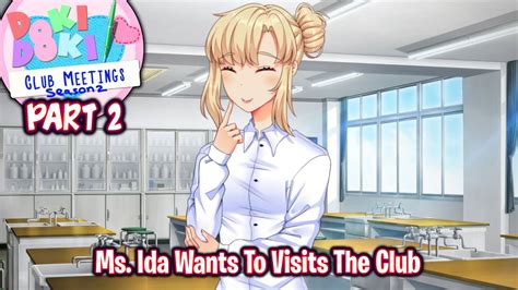 Ms Ida Wants To Visits The Clubepisode 14ddlc Club Meetings Season 2 Mod Youtube