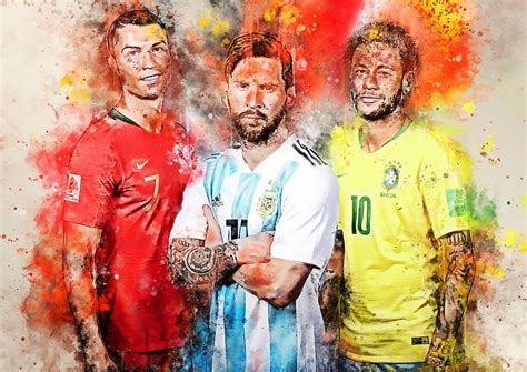 Messi Ronaldo And Neymar Wallpapers 4k Hd Backgrounds On Wallpaperbat