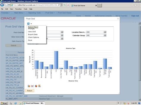 Peoplesoft Pivot Grids