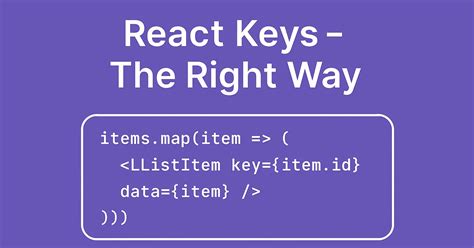 react keys a fundamental often overlooked