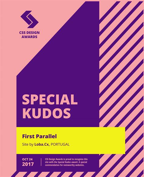 First Parallel Css Design Awards Is Proud To Recognize