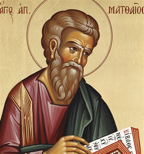 Apostle Saint Matthew Icon Mathew The Evangelist Saint Levi Twelve