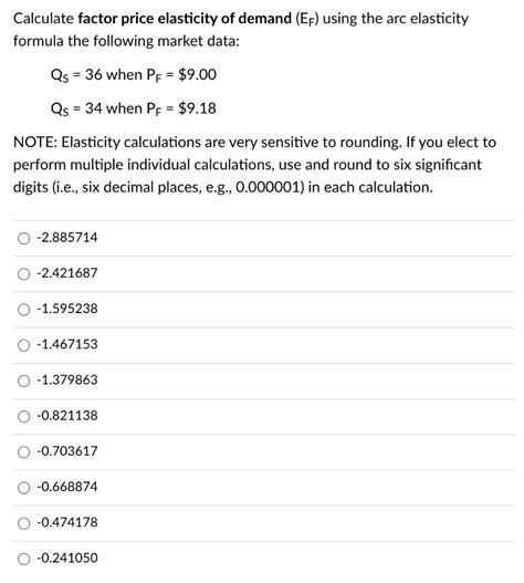 Solved Calculate Income Elasticity Ej Using The Arc Chegg