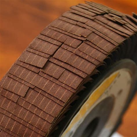 Flexible Slashed Flap Wheel Cloth Buffing Flap Wheels With Abrasive Cloth