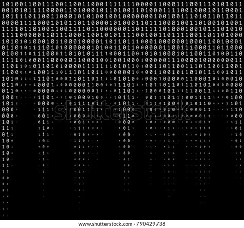 Texture Composed By Sequence Zero One Stock Vector Royalty Free 790429738 Shutterstock