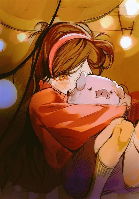 Mabel Pines And Waddles Gravity Falls Drawn By Yeonju Danbooru