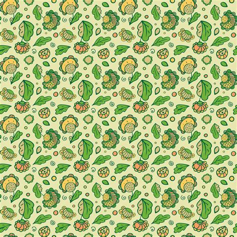 Premium Vector Ornamental Floral Seamless Pattern For Design And Textile