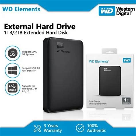 Wd External Hard Disk Tb At Rs Katargam Surat ID
