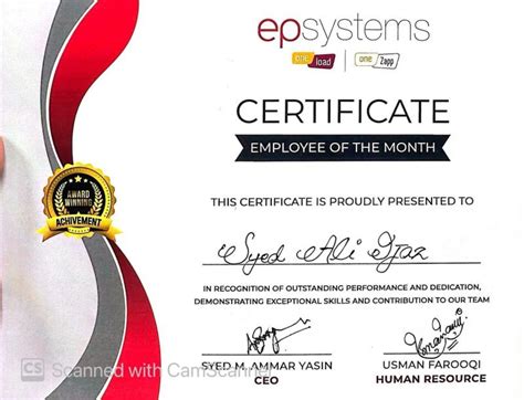 Syed Ali Ijaz On Linkedin Employeeofthemonth Gratitude Teamwork