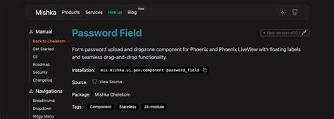 Form Password Input Chelekom Phoenix And Liveview Component