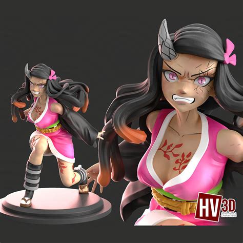 Nesuko Fanart Sculpt Ready For Print