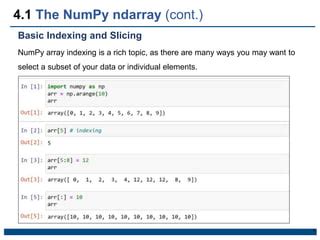 Chapter NumPy Basics Arrays And Vectorized Computation Part I Pptx