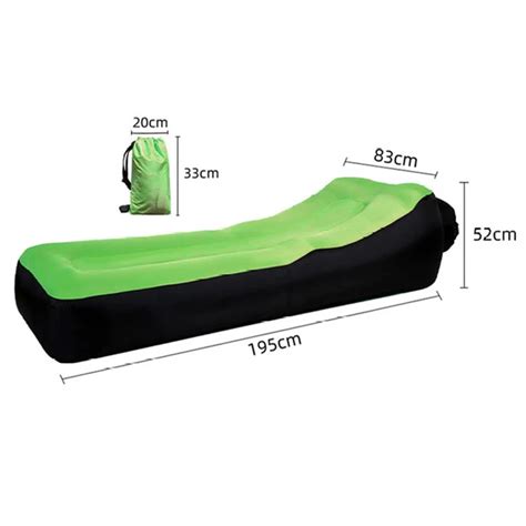 캠핑 휴식 에어 쿠션 의자 해변 피크닉 풍선 소파 레이지 초경량 다운 슬리핑 에어 침대 공기주입식 아웃도어 가구 캠핑 피크닉 에어 쿠션 의자 팽창식