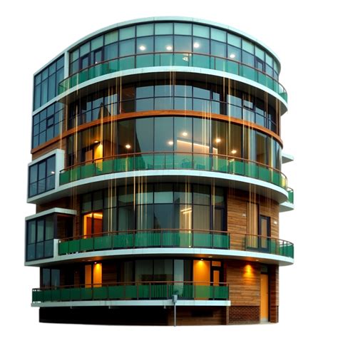 Moderno Arquitectónico Diseño Contemporáneo Edificio Urbano Vivo