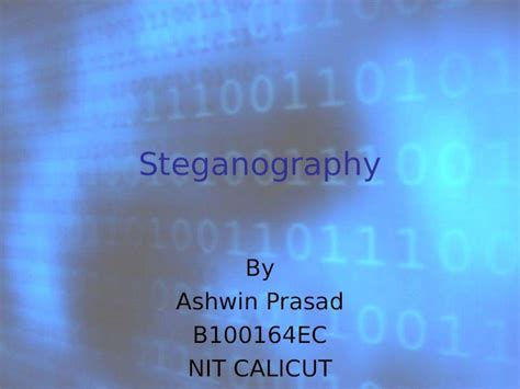 ppt steganography presentation dokumen tips