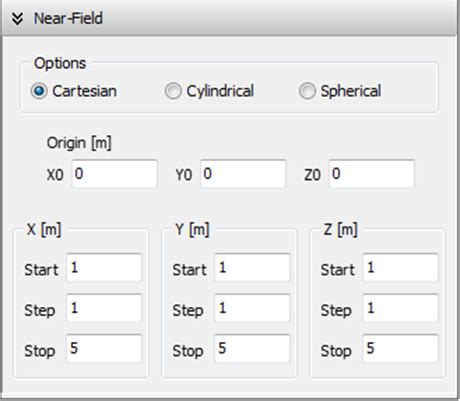 Near Field Parameters AN SOF Antenna Simulation Software