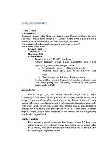 learning objective pdf