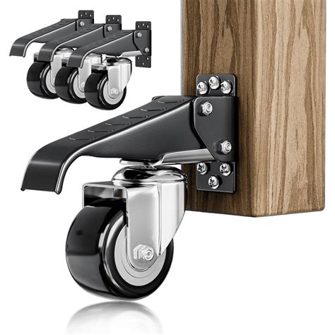 Llmrr Workbench Casters Kit 4 Pcs Heavy Duty Casters With Brake With