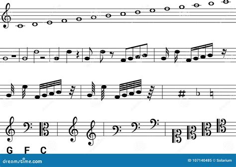 Music Stock Vector Illustration Of Musical Instruments 107140485