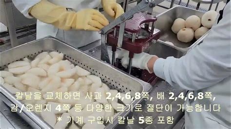 과일분할기 배8쪽작업 Youtube