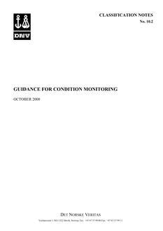 DNV DNV CLASSIFICATION NOTES 10 2