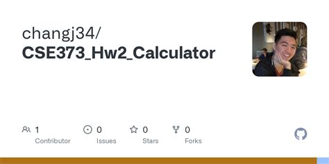 GitHub Changj34 CSE373 Hw2 Calculator