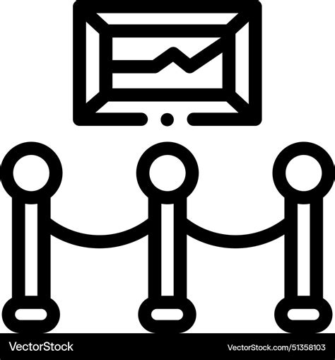 Art And Design Icon Thin Linear Style Royalty Free Vector