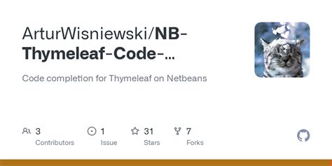 Github Arturwisniewskinb Thymeleaf Code Completion Code Completion For Thymeleaf On Netbeans
