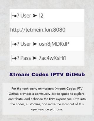 Xtream Codes IPTV List PDF