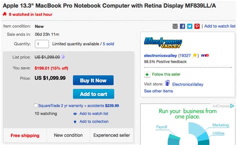 Apple Inch Retina Macbook Pro W Force Touch Latest Model Ghz Gb Gb Shipped