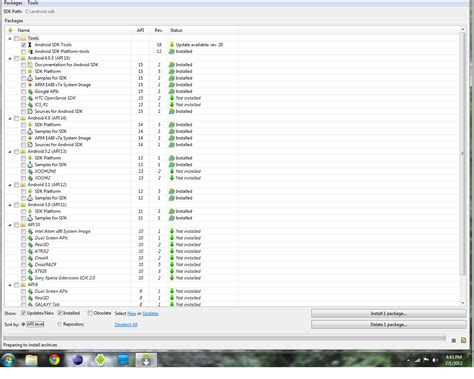 Android Sdk Platforms For Api Levels 11 Not Showing Stack Overflow
