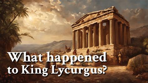 What Happened To King Lycurgus Greek Mythology Story Youtube