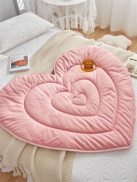 Heart Shape Quilted Blanket Cozy And Stylish Bedding Heart Shape