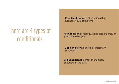 Conditional Types 0 1 2 And 3 Gen English Esl Powerpoints