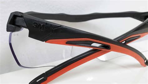 Eyewear Black And 3m Z87 U6 Protective Safety Glasses