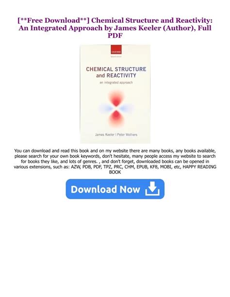 Ppt [pdf] ⚡️ Download Chemical Structure And Reactivity An Integrated Approach Pdf By James