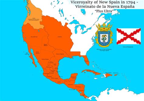 Spain Map Flag Map Of New Spain By Danieltubeisback On Deviantart