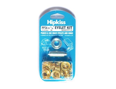 Brass Eyelet Kit Easy Pack 11mm