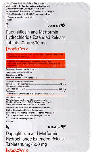Daplo M 10500 Mg Er Order Daplo M 10500 Mg Tablet Er Online At Truemeds