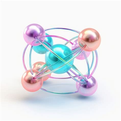 Atom Structure Sphere Toy White Free Photo Illustration Rawpixel