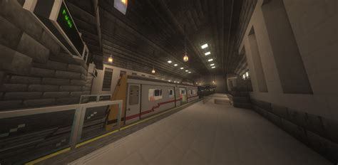 Subwaymetro Stations Of Line 2 Mtr Mod Minecraft Map