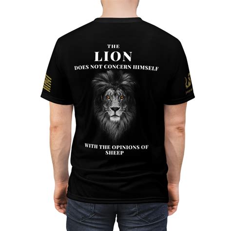 The Lion Does Not Concern Himself With The Opinions Of Sheep Etsy
