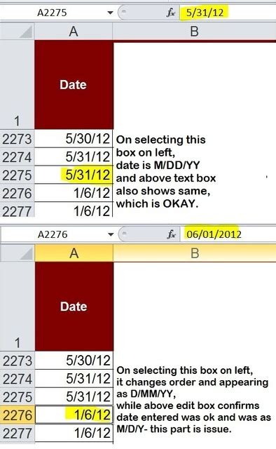 Cells Are Not Showing Date As Per Format In Excel Super User